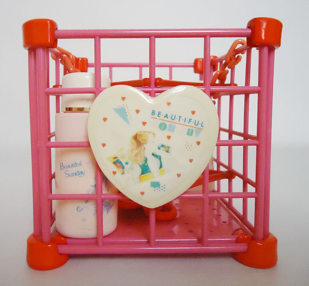 The Beautiful Sunday Toilet Set.80s.kutsuwa Japan.very Difficult to ...