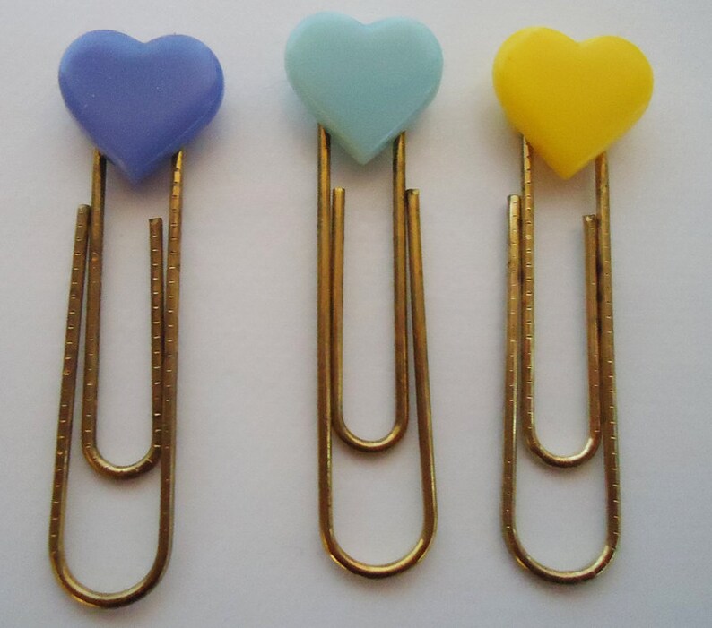 Three Japanese Heart Paper Clips. 1980s - Etsy