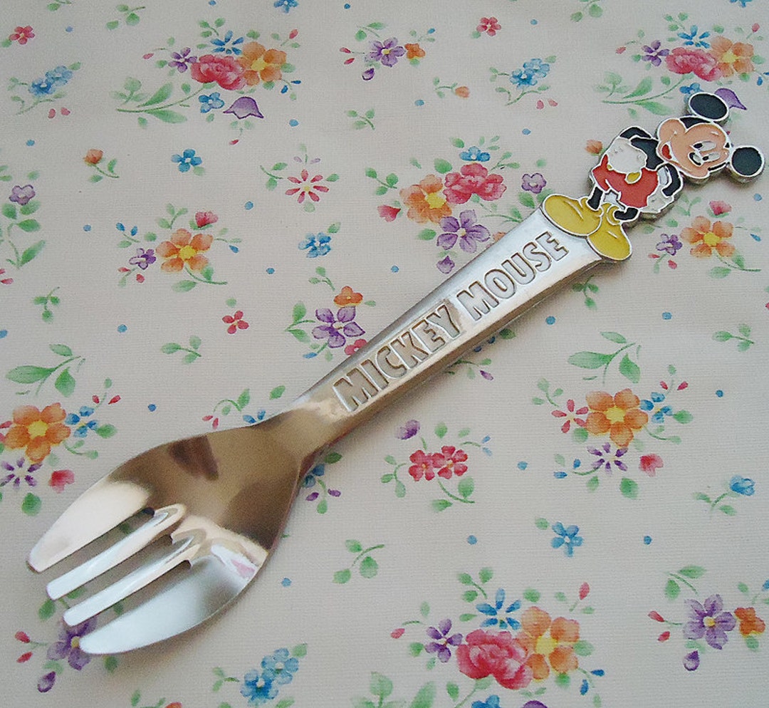 The Mickey Mouse. Little Fork.80s.japanese. - Etsy