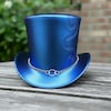 Blue Top Hat - ROYAL Blue Low Top Hat for Men and Women - Handcrafted ...