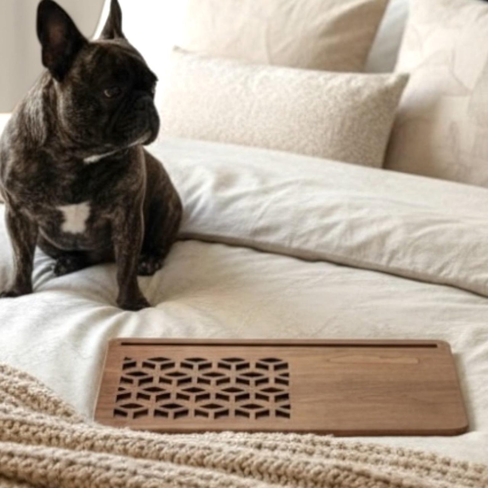 Personalized Walnut Lap Desk: Handmade Wood Laptop Tray - Etsy