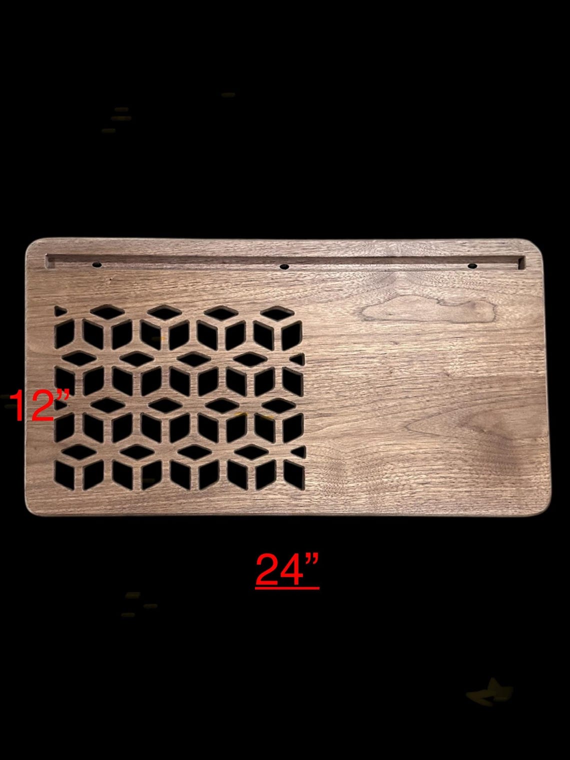 Personalized Walnut Lap Desk: Handmade Wood Laptop Tray - Etsy