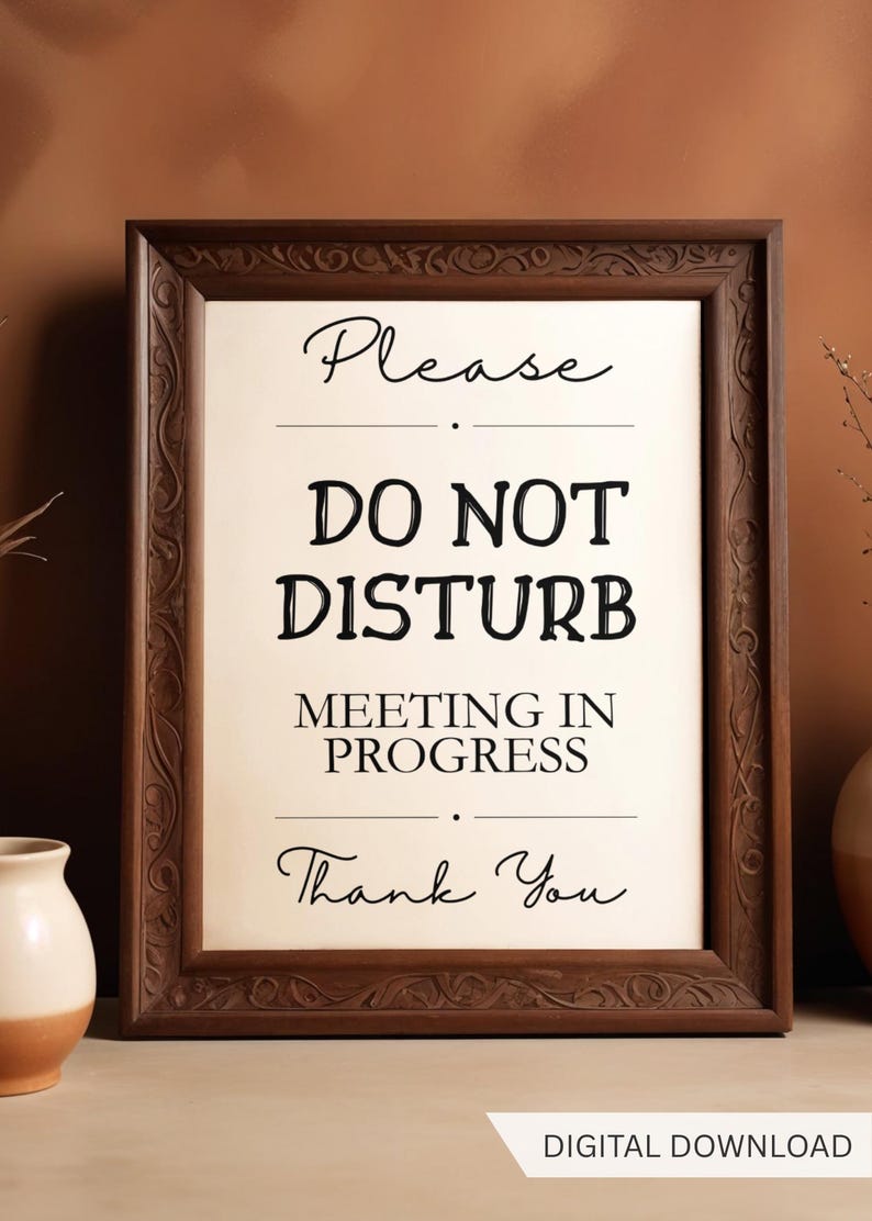 Do Not Disturb Printable Sign – Printable Poster for Home or Dorm - Etsy