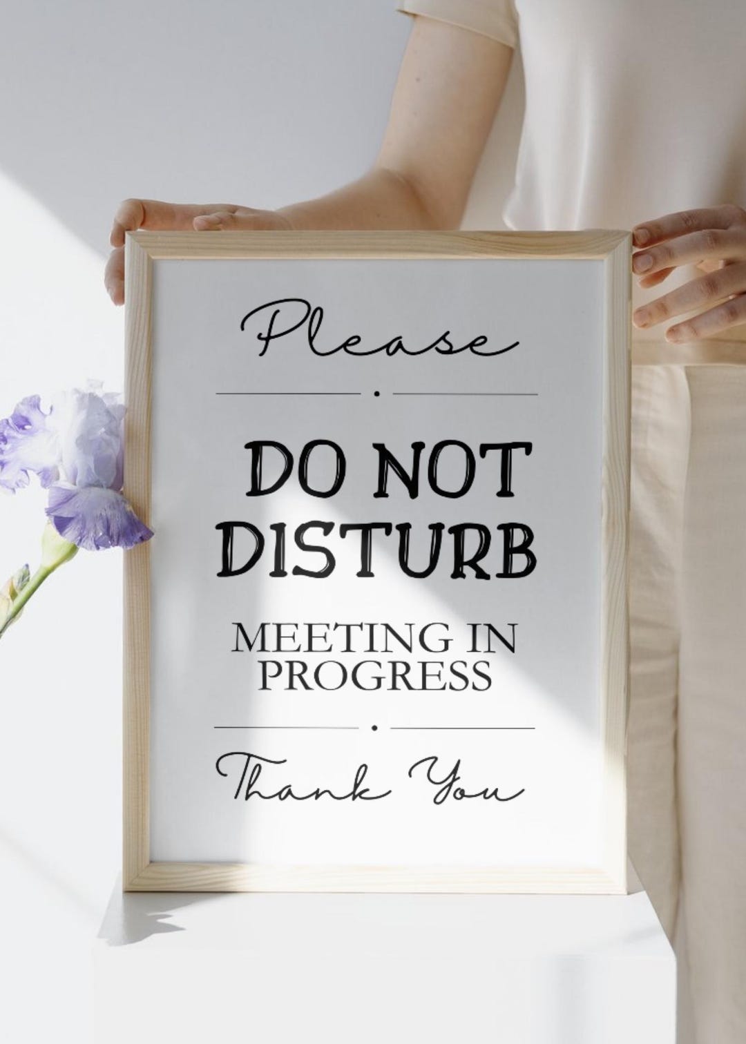 Do Not Disturb Printable Sign – Printable Poster for Home, Dorm or ...