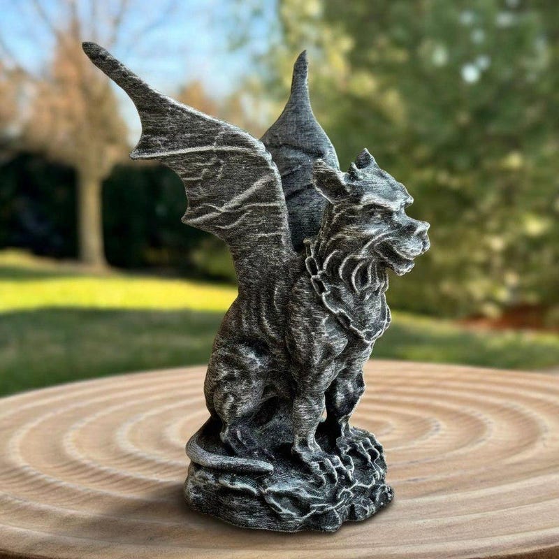 Dark Stone Sculpture - Etsy