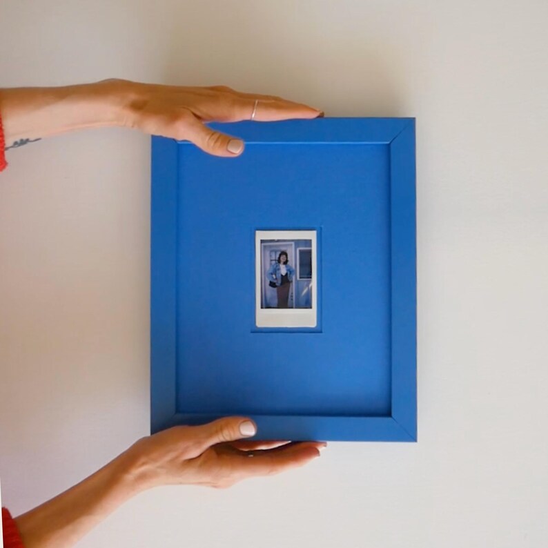 Colorful Polaroid Photo Frame: Modern Monochromatic Decor, 8x10, Made in Ohio - Etsy