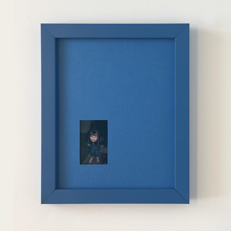 Monochromatic Photo Frame: Modern Colorful Off-center Wall Decor (8x10 ...