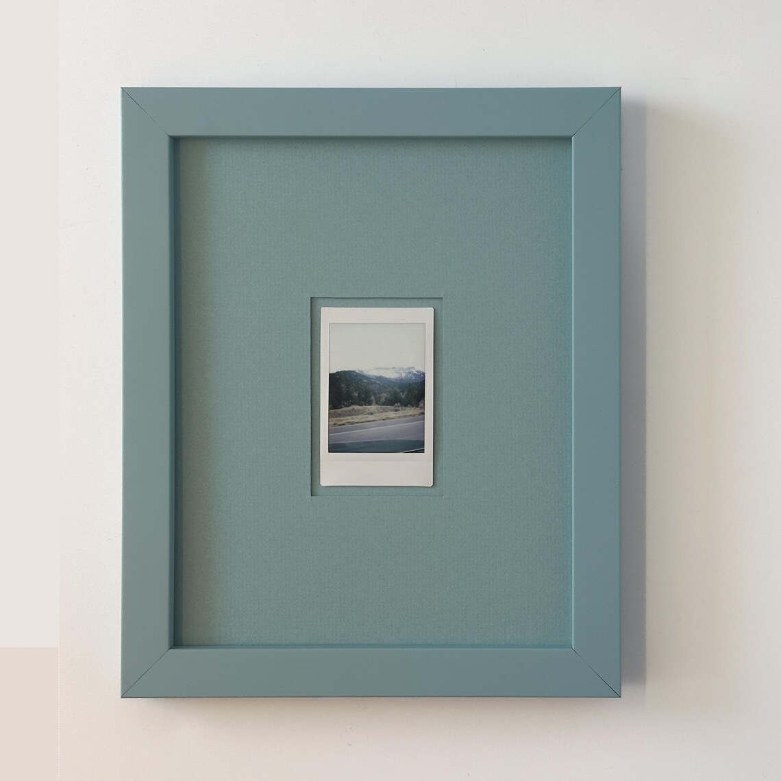 Colorful Polaroid Photo Frame: Modern Monochromatic Decor, 8x10, Made in Ohio - Etsy