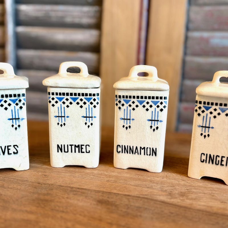 Ceramic Spice Box - Etsy