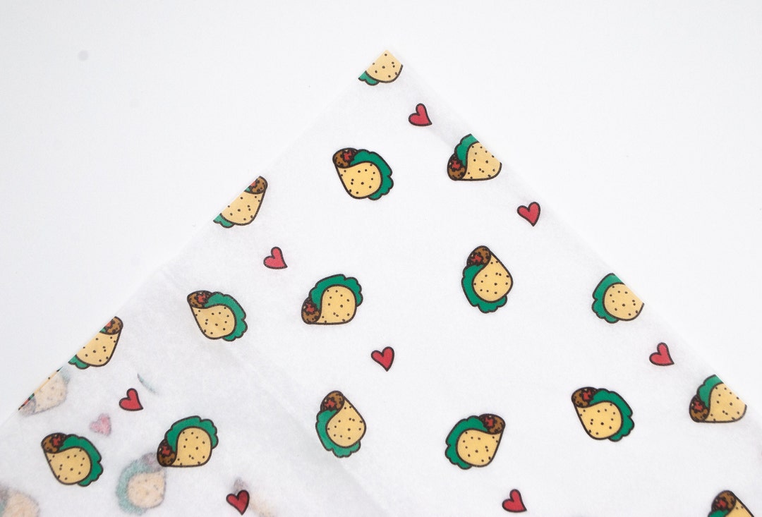 Taco Tissue Paper, 100% Recycled, Pack of 5 Sheets - Etsy