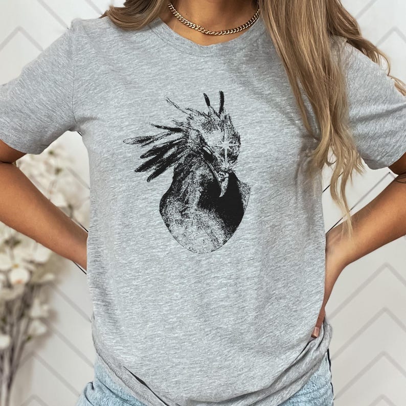 Mystical Secretary Bird T-shirt: Sagittarius Serpentarius Graphic ...