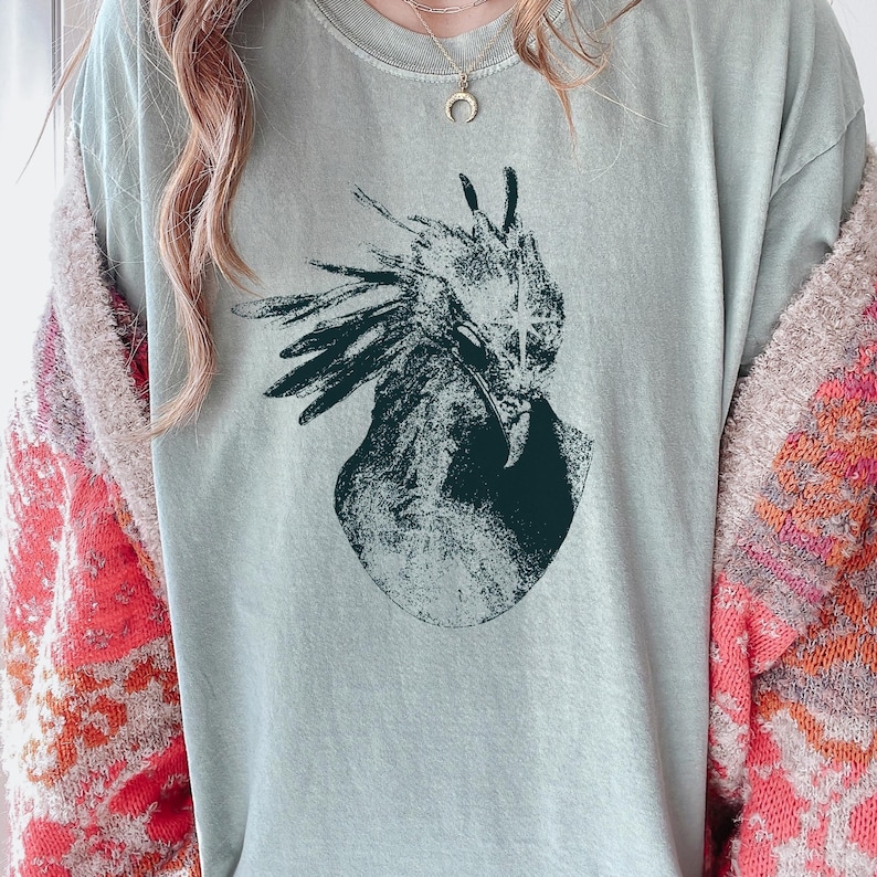 Mystical Secretary Bird T-shirt: Sagittarius Serpentarius Graphic ...