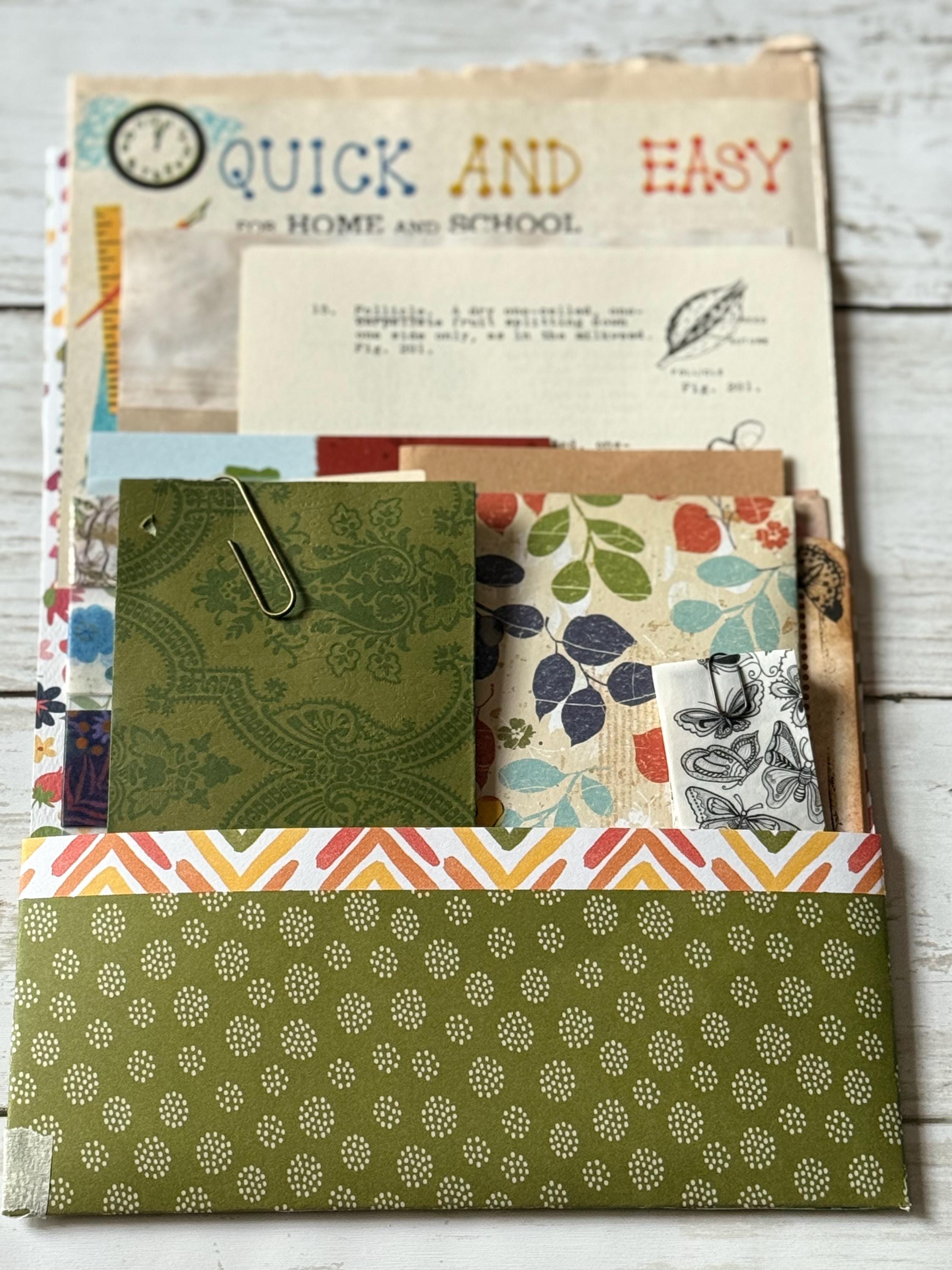 Junk Journal Starter Kit | Journal Ephemera Kit | Art Journal Supplies ...