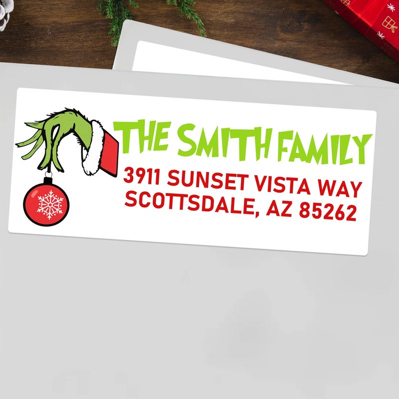 The Grinch Address - Etsy