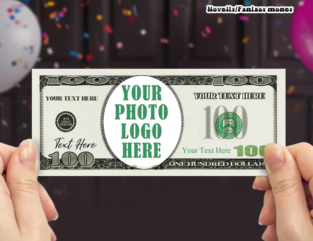 Your Face on Money Personalized Dollar Bill/custom Dollar Bill for ...