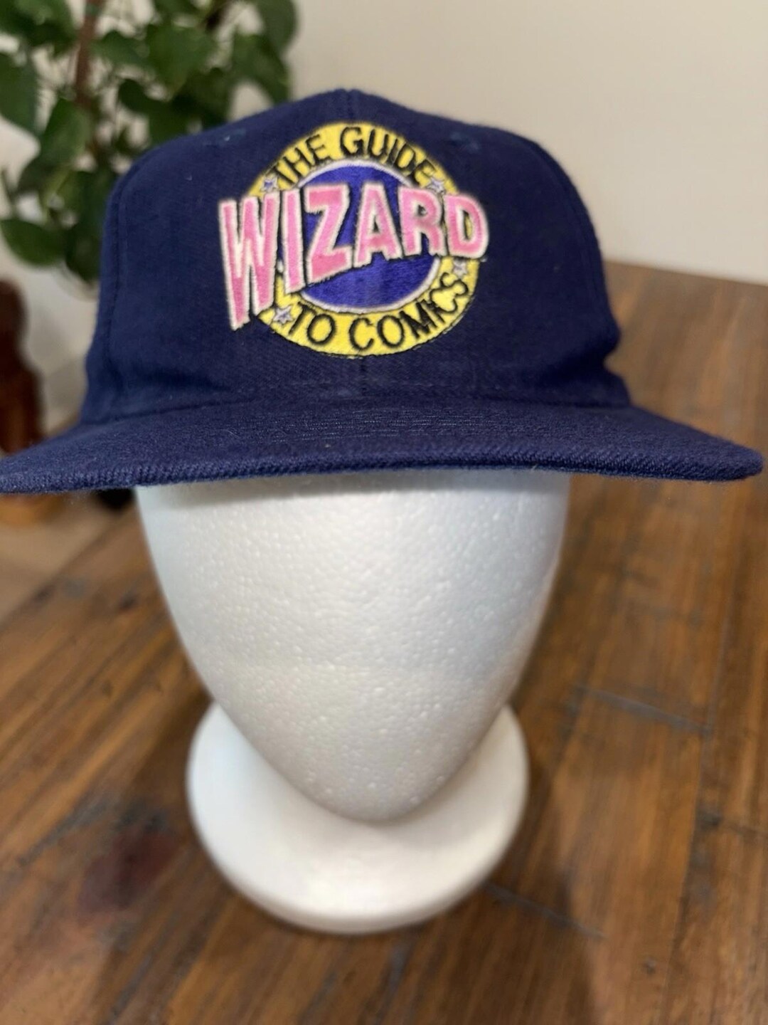 Vintage Wizard Magazine the Guide to Comics 90s Wool Hat Snapback Cap ...