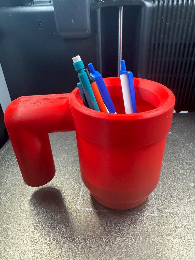 3D Printed Lego-inspired Cup, Functional Can/pen Holder - Etsy
