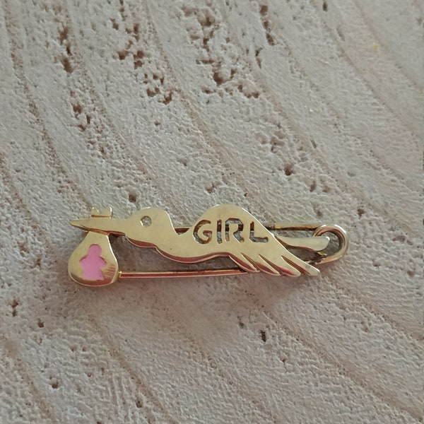 Stork Carrying Baby - Etsy