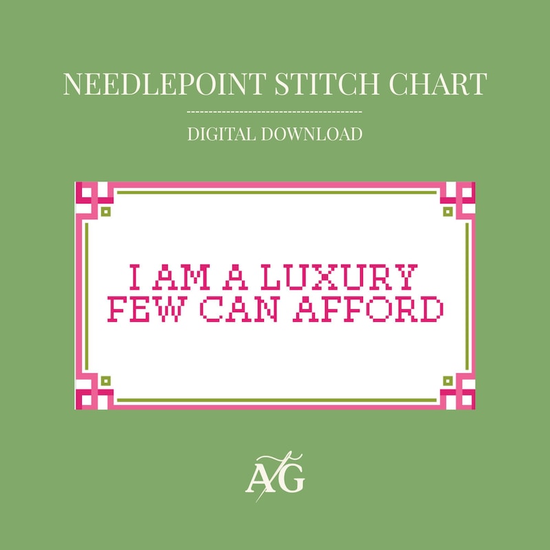 Needlepoint Chart Quote - Etsy