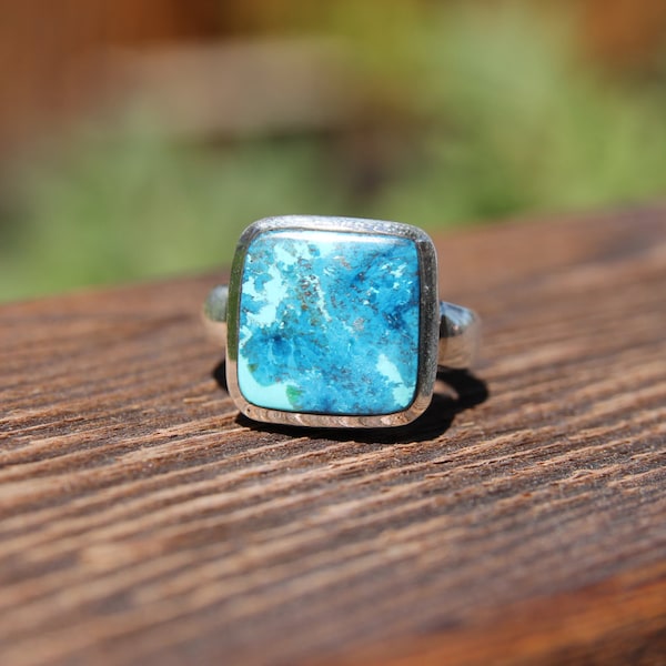 Chrysocolla Ring - Etsy