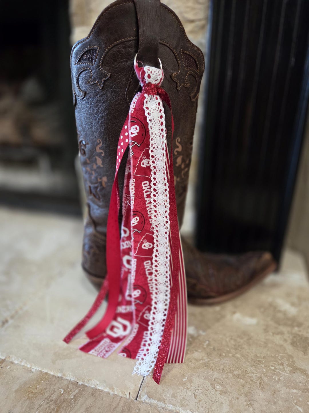 Customizable College Boot Bow: Gameday Accessory - Etsy