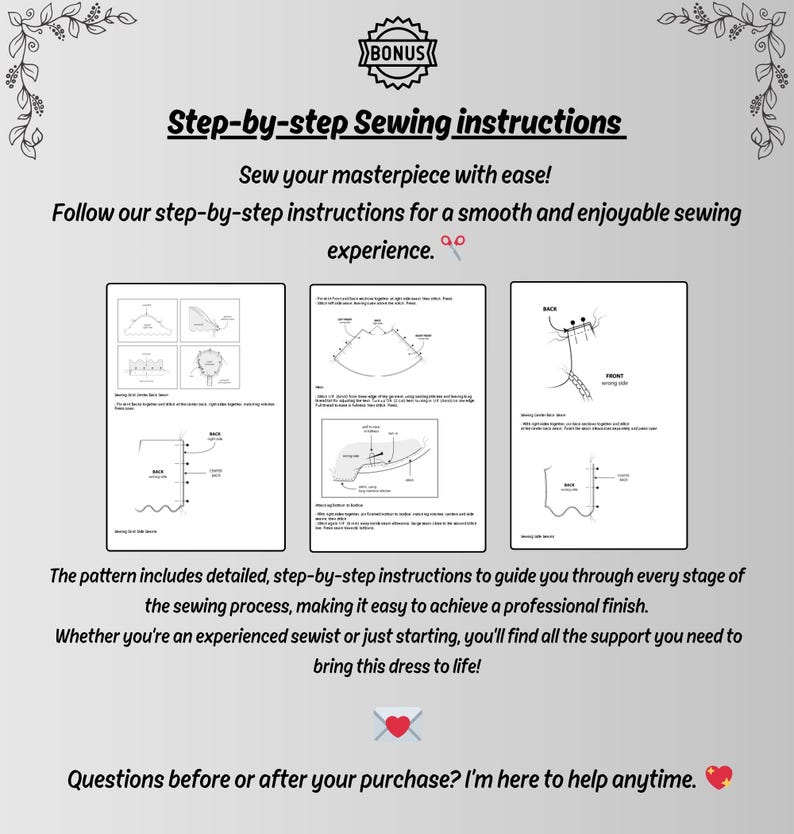 Corset Top Sewing Pattern PDF: Summer Bloom Bustier (sizes S-XL) - Etsy