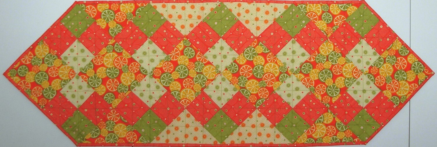 Squares on Point Table Runner Pattern - Etsy