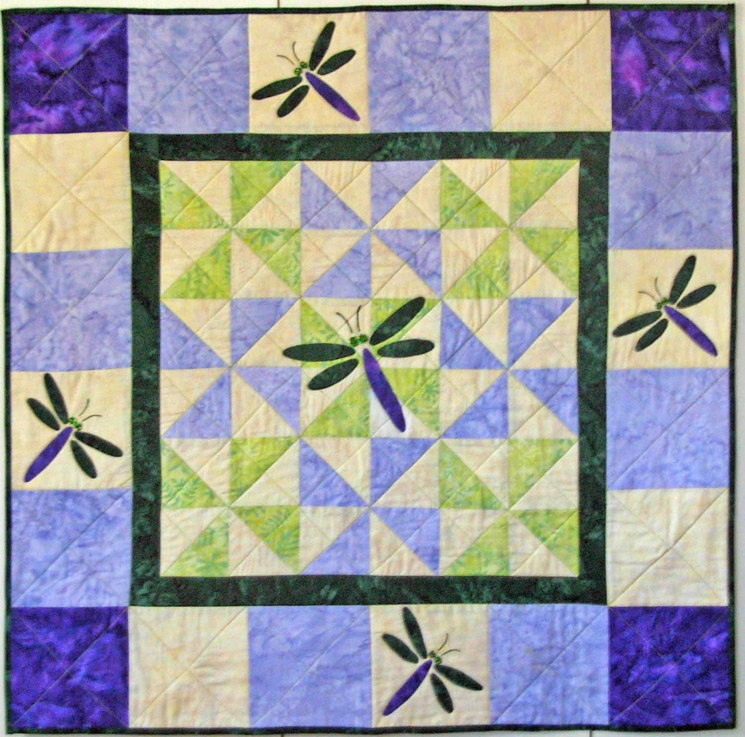 Dragonfly Quilt Pattern - Etsy