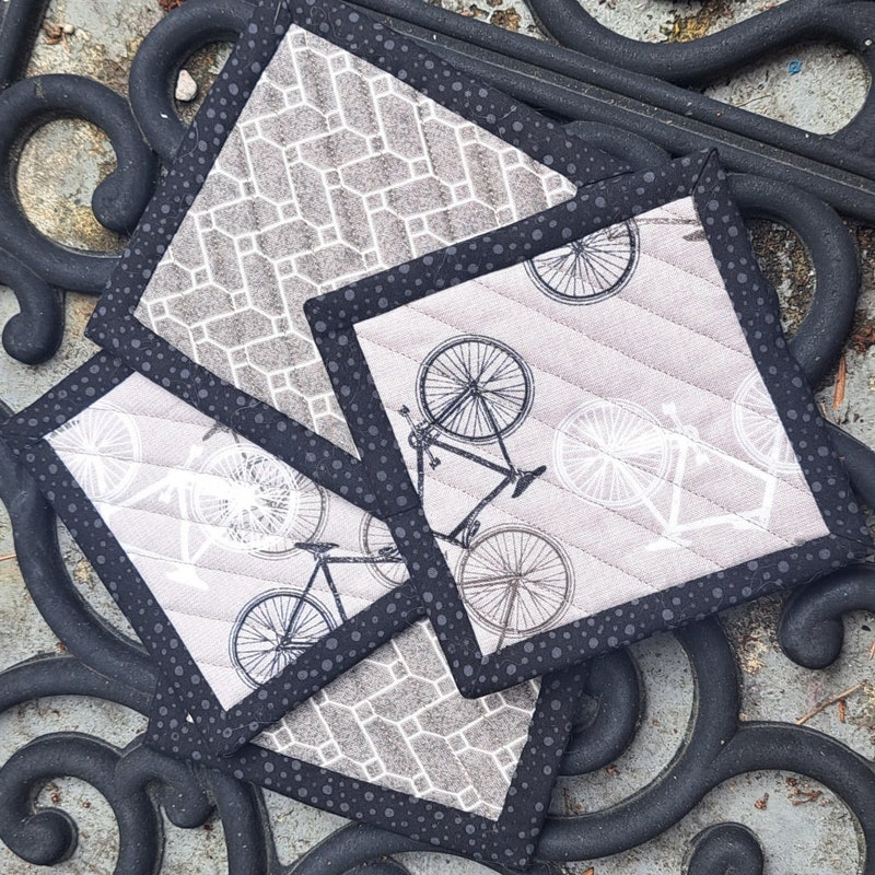 Bicycle Coasters - Etsy