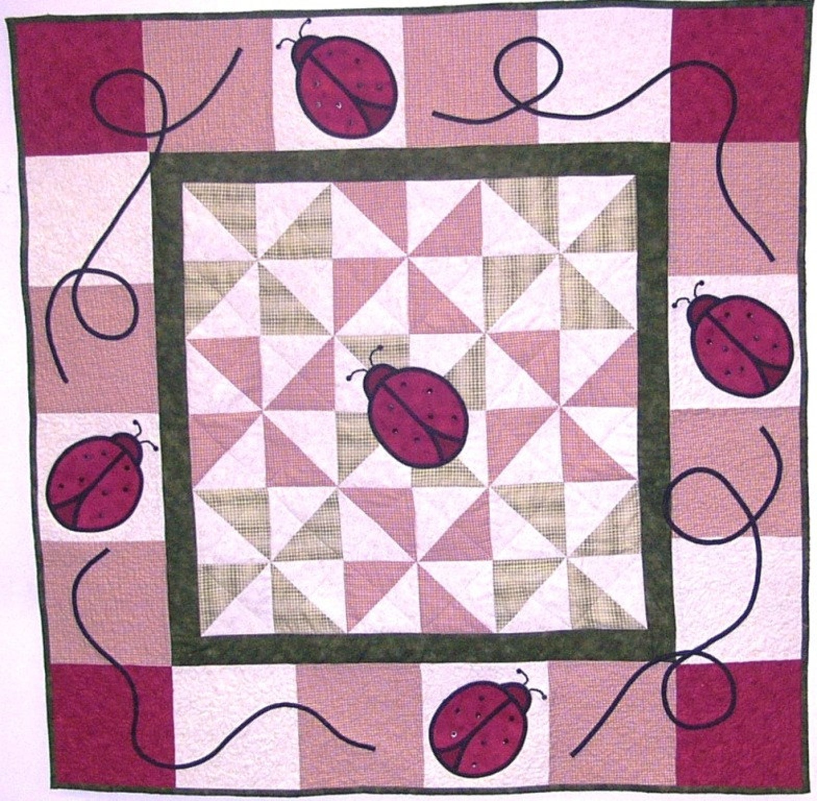 Ladybug Quilt Pattern - Etsy
