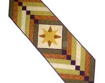 Cabin in the Glory Table Runner Pattern - Etsy