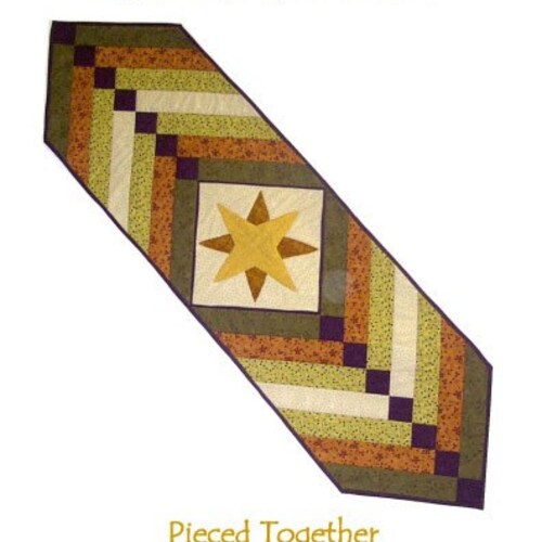 Stained Glass Table Runner Pattern by Sew4fun Australia - Etsy