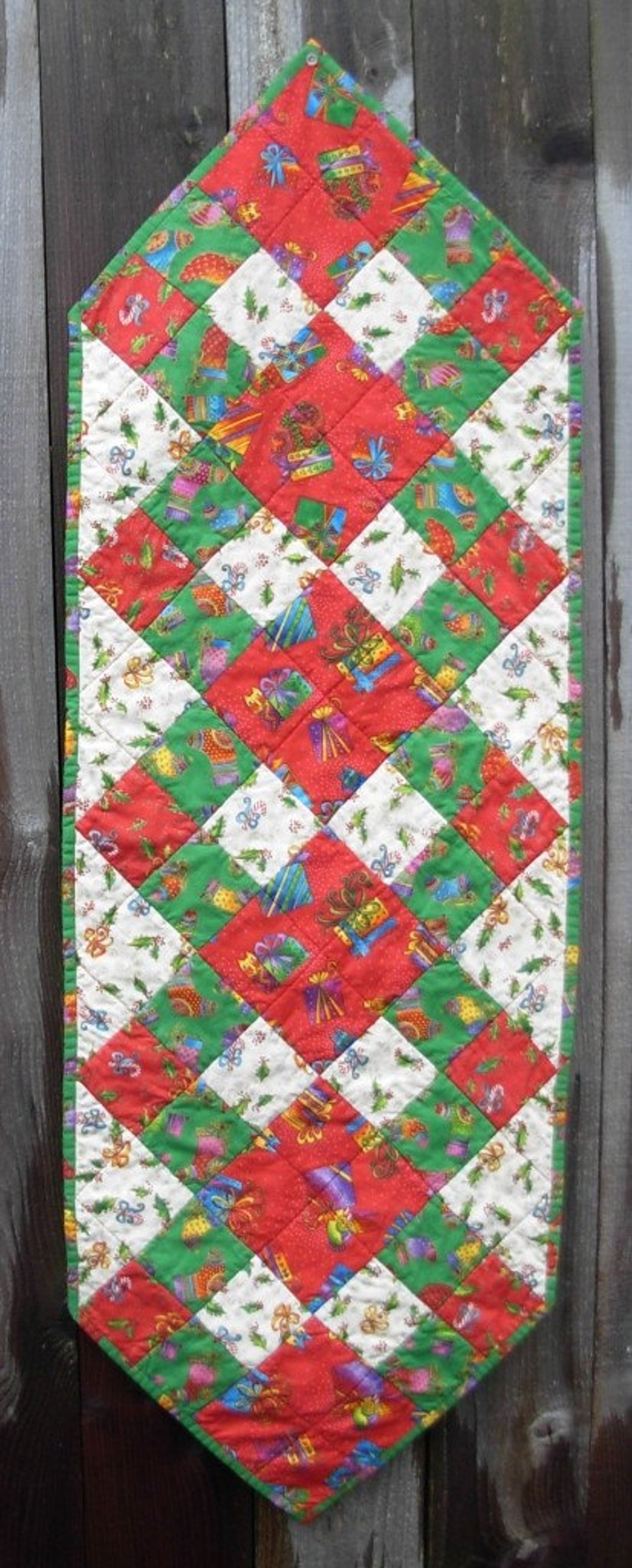 Squares on Point Table Runner Pattern - Etsy