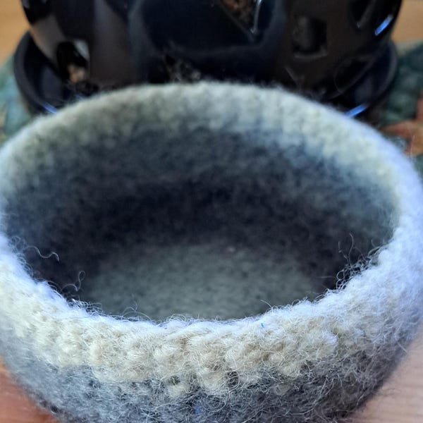 Felted Wool Bowl - Etsy