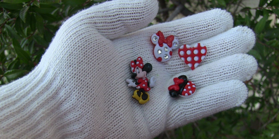 Minnie Mouse Collection Croc Shoe Charms Set - Contains All 4 in a ...