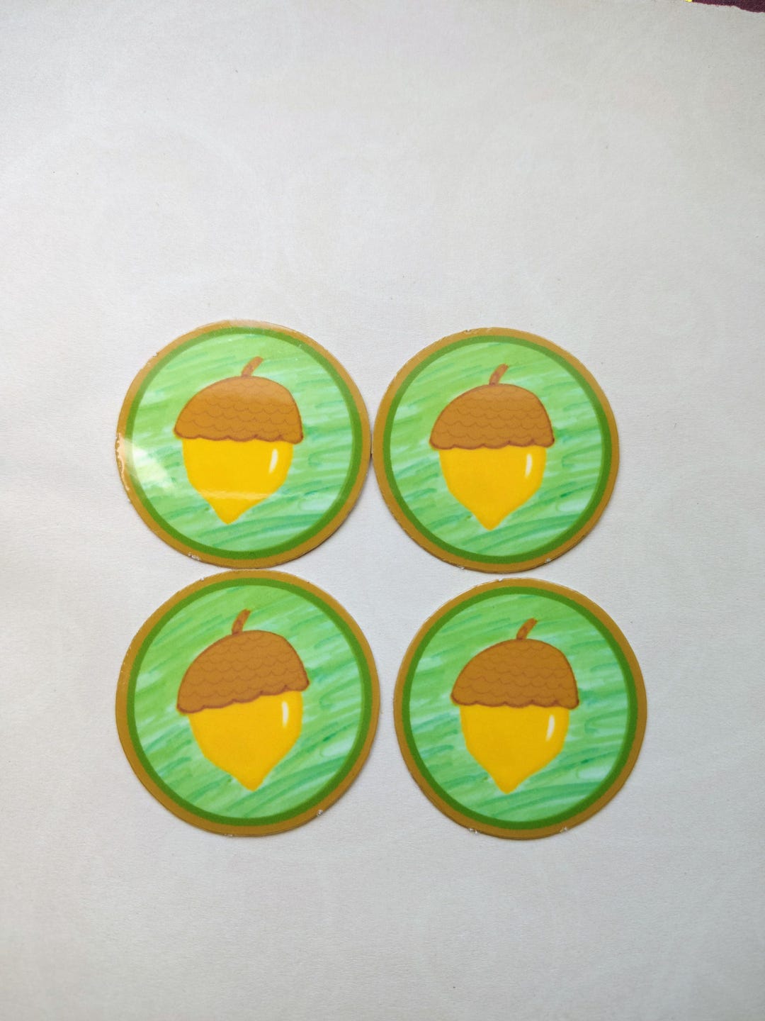 Pack of 4 Acorn Stickers! Original Design- Water/tear Resistant - Etsy