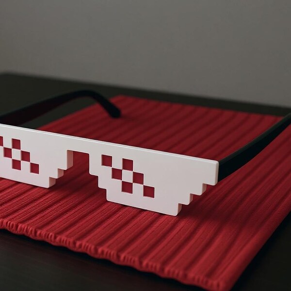 Pixel Glasses - Etsy