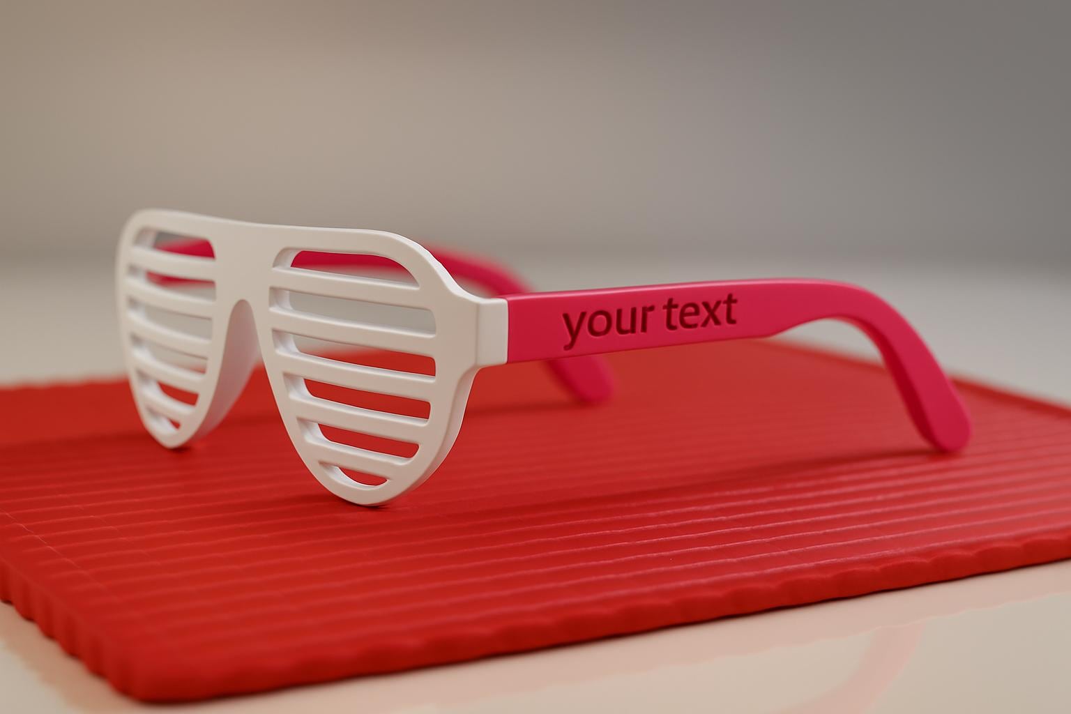 Customizable Glow-in-the-dark Shutter Shades | 3D Printed Festival ...