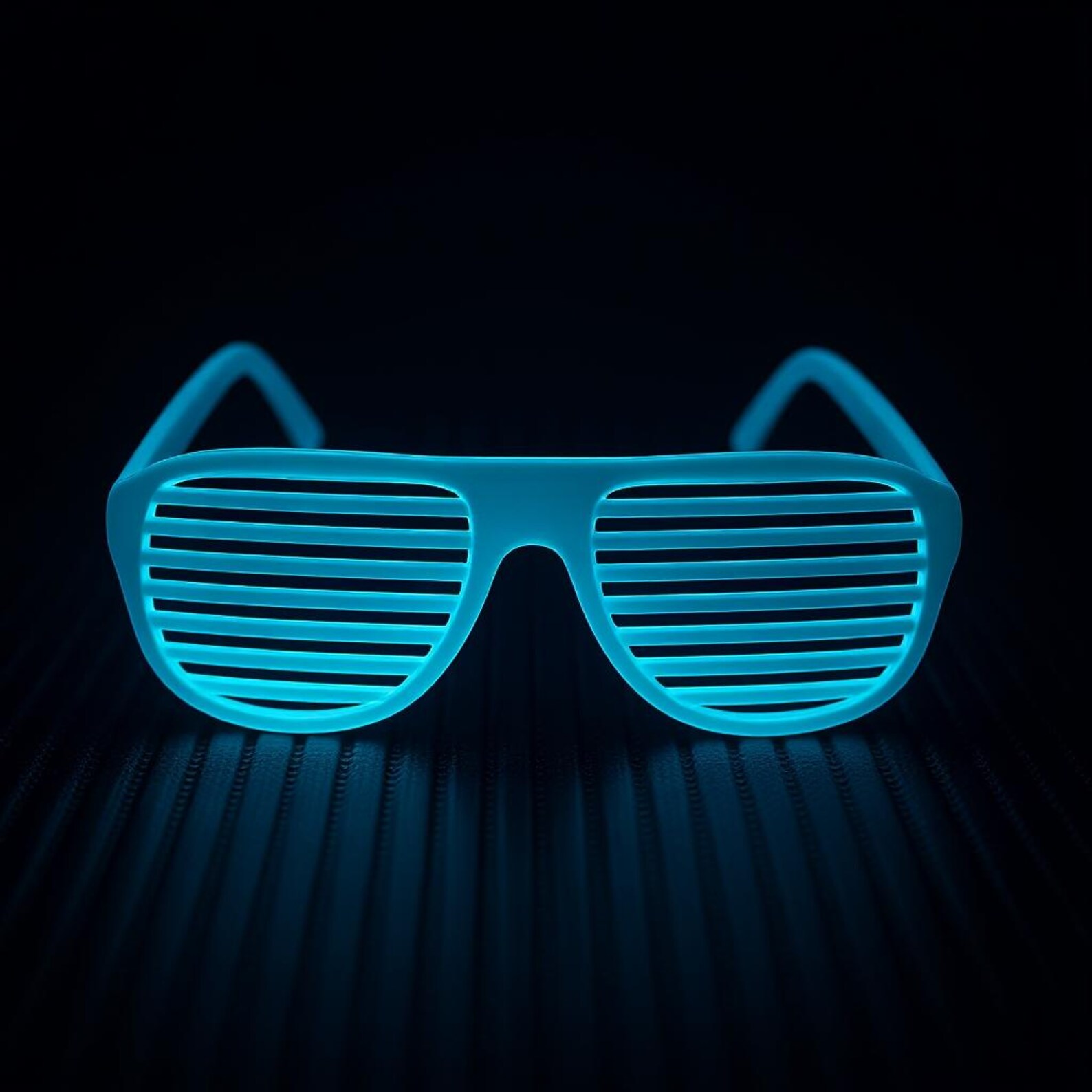 Customizable Glow-in-the-dark Shutter Shades | 3D Printed Festival ...