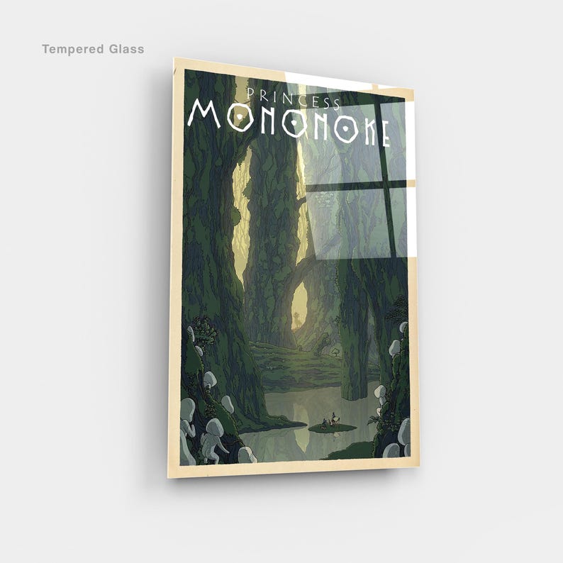 Princess Mononoke Canvas Print: Studio Ghibli Anime Wall Art - Etsy