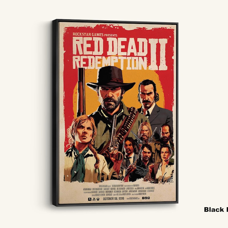 Red Dead Redemption 2 Poster - Etsy