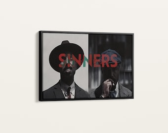 Sinners Movie Birthday Invitation, Retro Horror Theme (canva Template ...