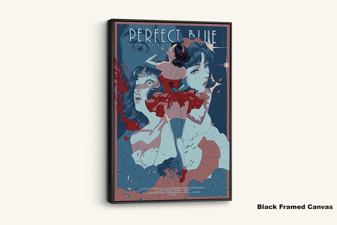 Perfect Blue Poster, Satoshi Kon Canvas Print, Anime Wall Art ...