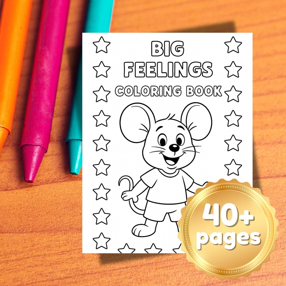 Big Feelings Coloring Book PDF | 47 SEL Pages for Kids | Preschool ...
