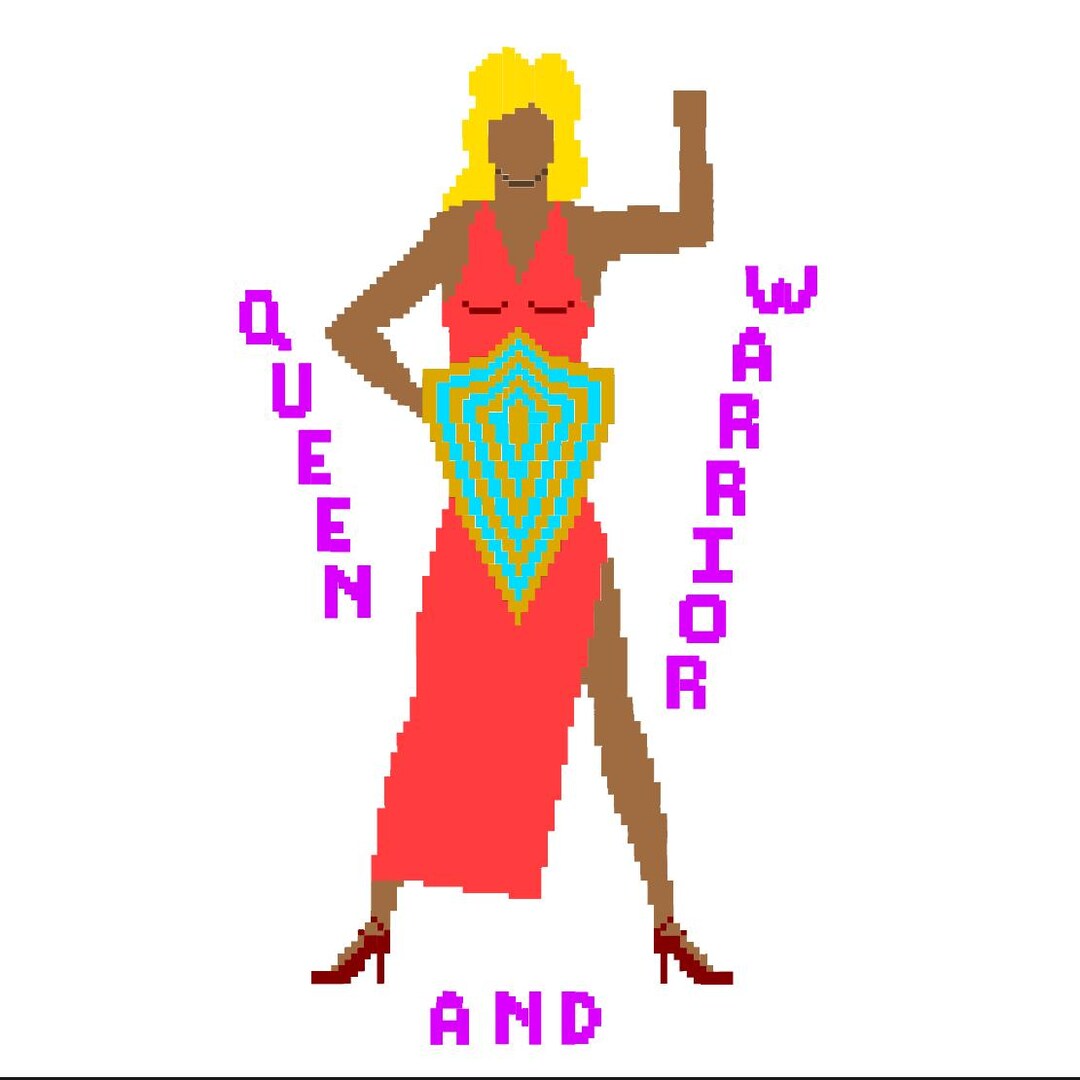 Drag Queen Warrior Cross Stitch Pattern - Etsy