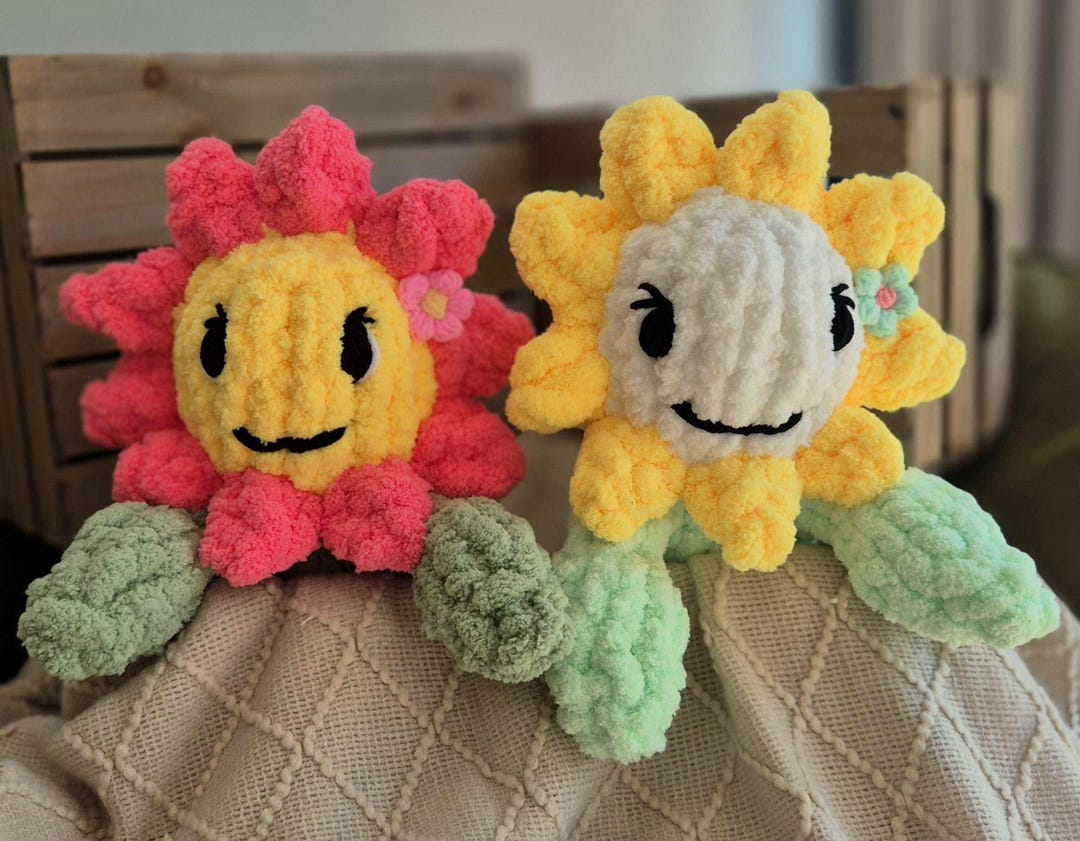 Finger Knit Flower Pattern: Chunky Florabelle Babies (PDF Download) - Etsy