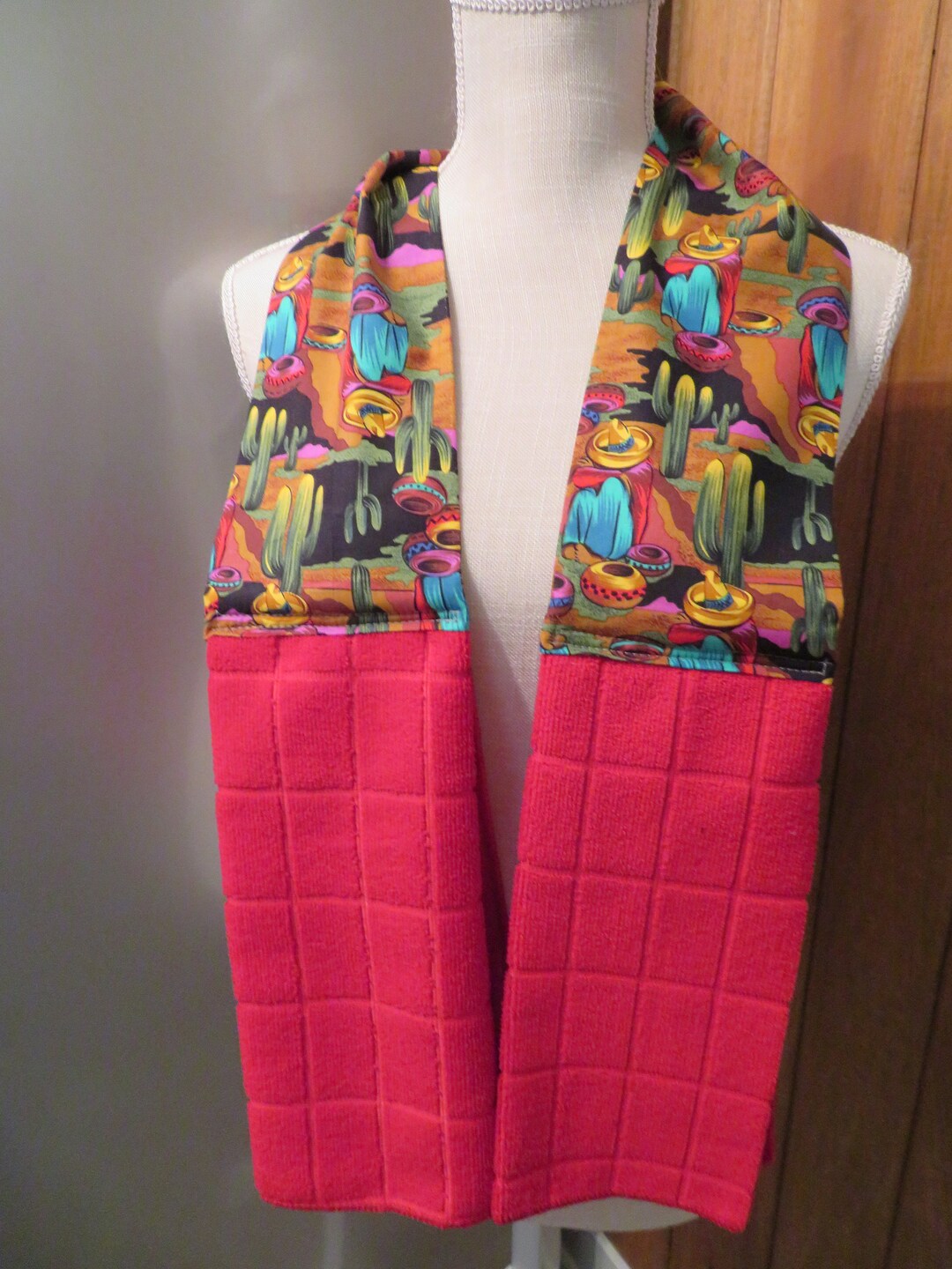 South of the Border Boa Towel / Kitchen Towel / Neck Boa /scarf Neck ...