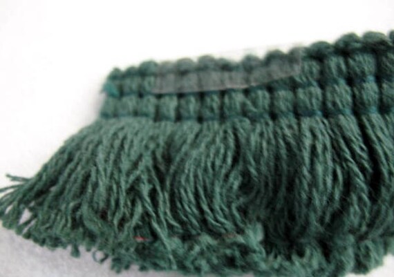 Dark Green / Hunter Green Brush Fringe / Trim 1 1/2 Inches - Etsy