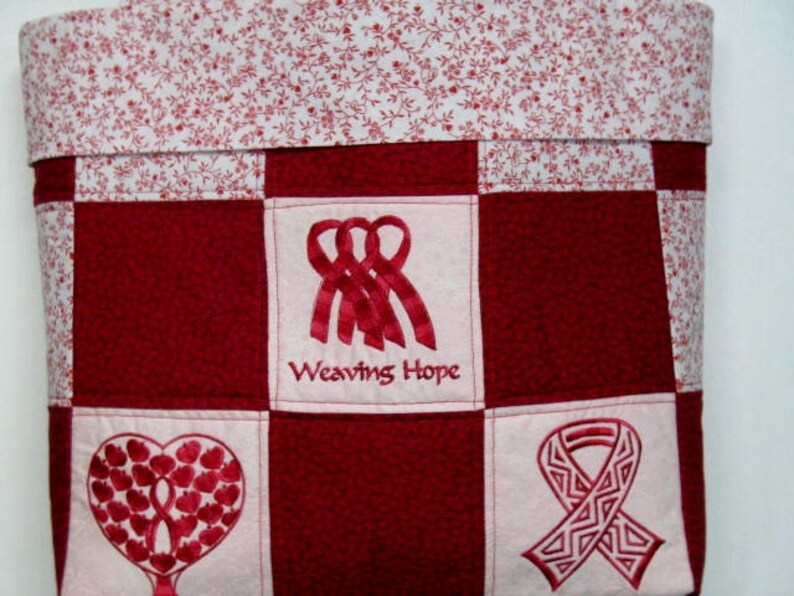 M.A.D.D. / Heart Disease / HIV / AIDS Support/ Awareness Embroidery ...