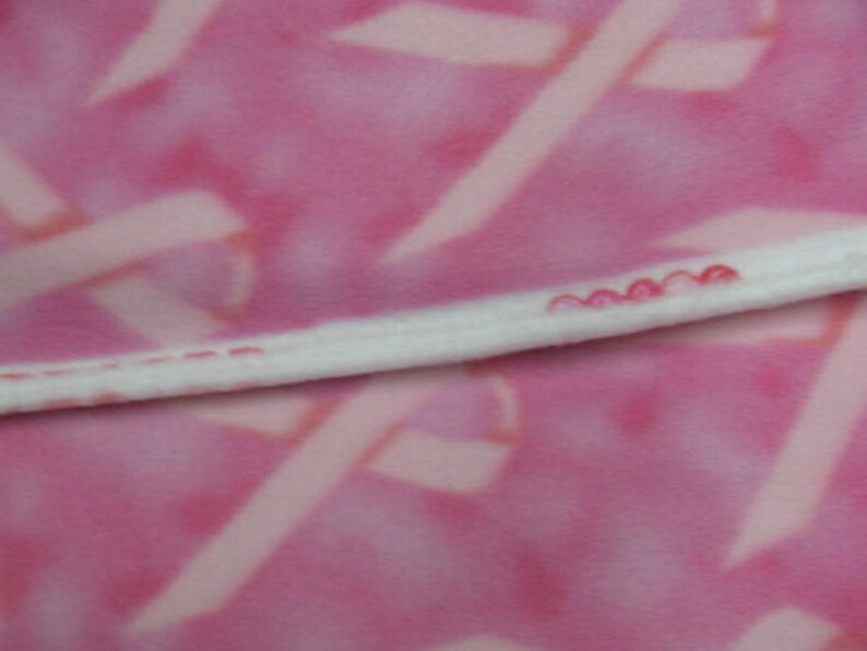 Pink Ribbon / Breast Cancer Fleece Sold By The Yard | Etsy